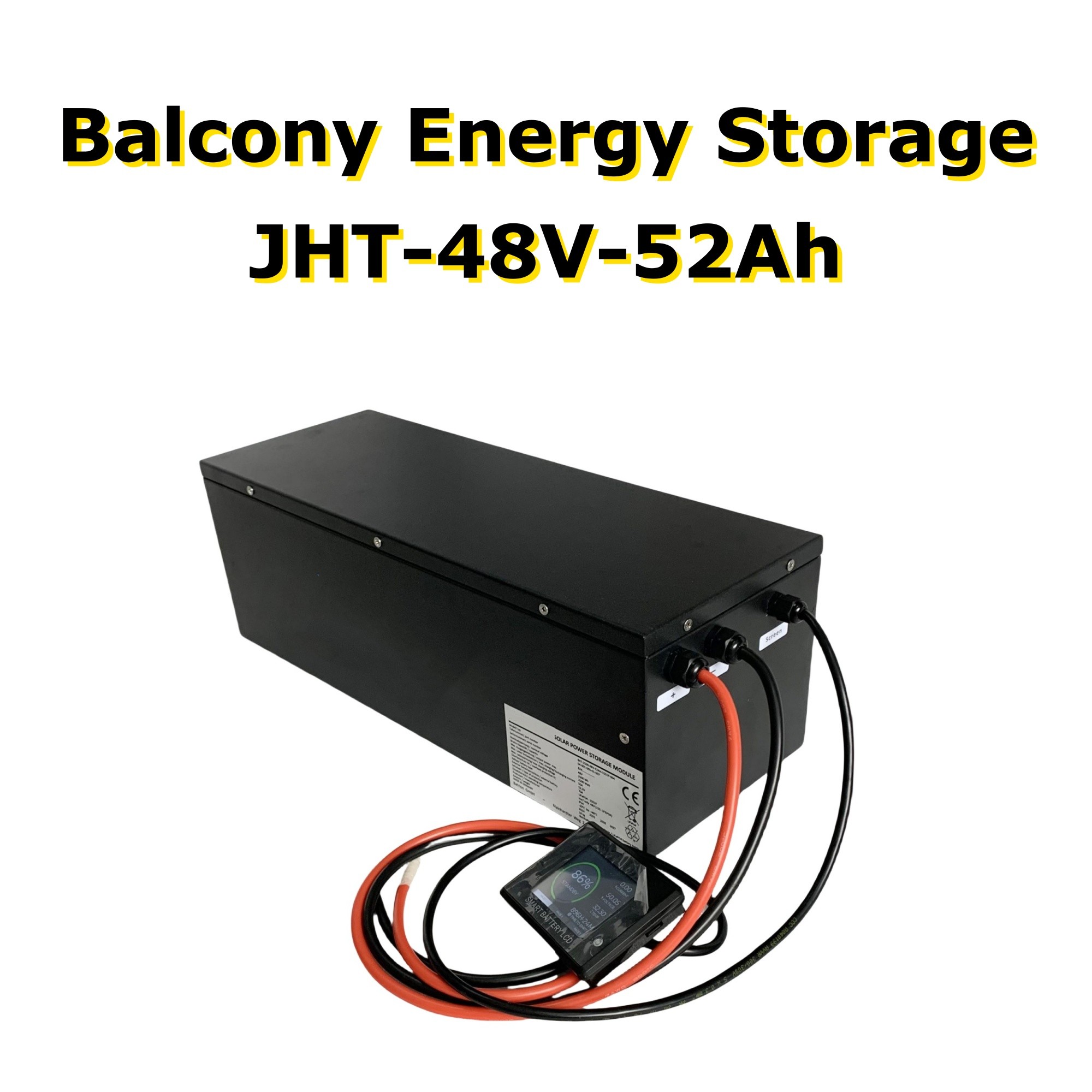 Efficient Wall-mounted Lipo Battery Off-grid 48v 52ah Balcony Energy ...